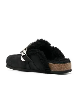 J.W.ANDERSON Open-heeled Mules With Chain Detailing