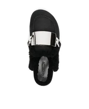 J.W.ANDERSON Open-heeled Mules With Chain Detailing