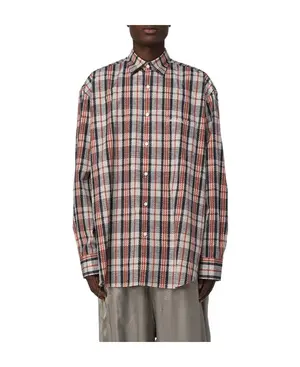 Vetements Plaid Long-sleeved Shirt
