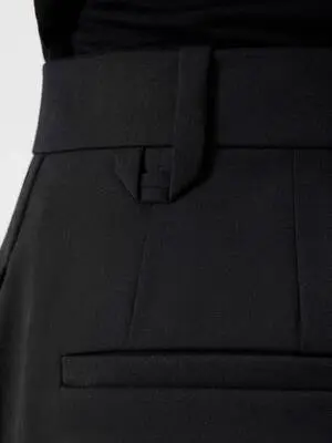 Jacquemus Pleated Wide-leg Trousers - Black