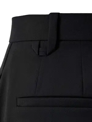 Jacquemus Pleated Wide-leg Trousers - Black