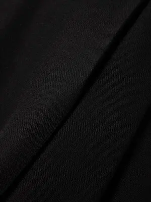 Jacquemus Pleated Wide-leg Trousers - Black