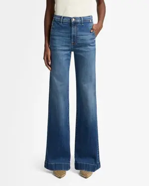 7 For All Mankind Dojo High-waisted Flared Jeans