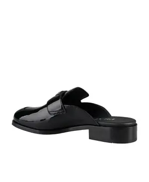 Prada Logo Muller Mules