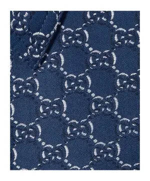 Gucci Monogrammed Long-sleeve Shirt