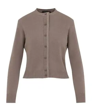 Fabiana Filippi Ribbed Button-front Cardigan