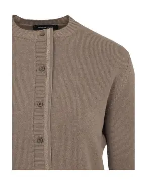 Fabiana Filippi Ribbed Button-front Cardigan