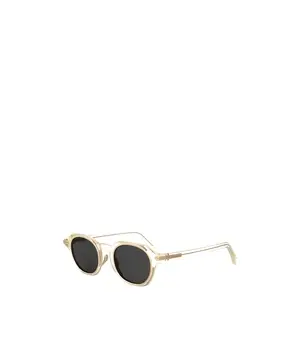 Zegna Geometric Frame Sunglasses