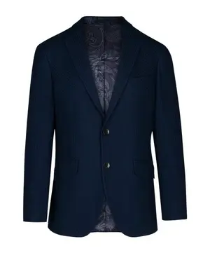 Etro Patterned Single-breasted Blazer - Black