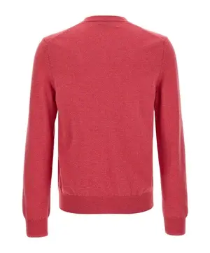 Play Comme Des Garcon Logo Knitted Cardigan