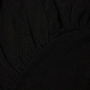 SELF-PORTRAIT Viscose Knit Cut-out Top