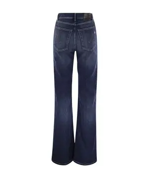 DONDUP Amber Wide-leg Jeans - Black