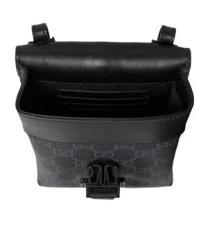 Gucci Monogrammed Buckle Detailed Clutch Bag