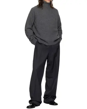 MAISON MARGIELA Roll Neck Knitted Jumper - Black