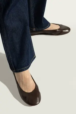 LANVIN Round-toe Ballerina Flats - Black