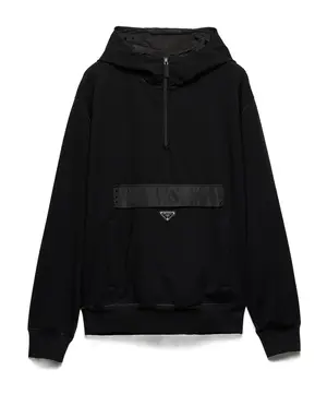 Prada Technical Jersey Hoodie