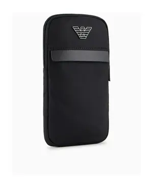 Emporio Armani Logo-plaque Zipped Phone Holder