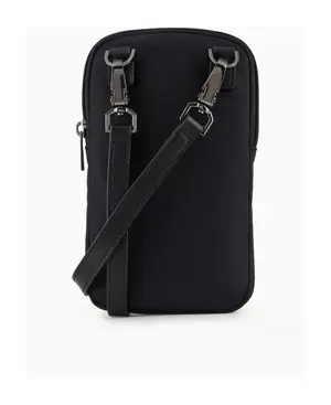 Emporio Armani Logo-plaque Zipped Phone Holder