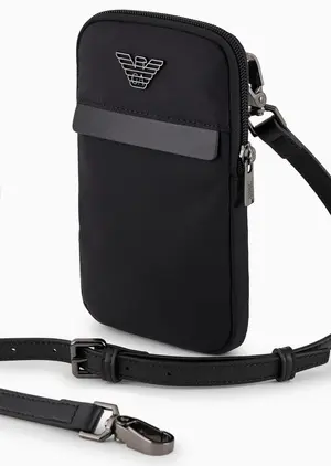 Emporio Armani Logo-plaque Zipped Phone Holder