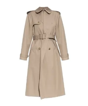 Alexander McQueen Belted Trench Coat - Beige