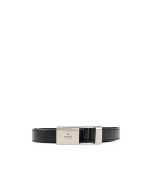 Gucci Logo-engraved Buckle Belt - Black