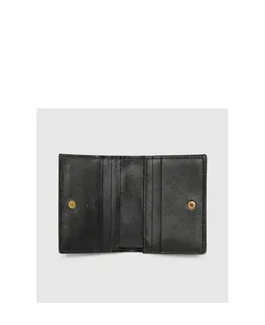 Gucci Logo Plaque Bifold Wallet - Black