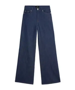 7 For All Mankind High-waisted Wide-leg Jeans - Blue