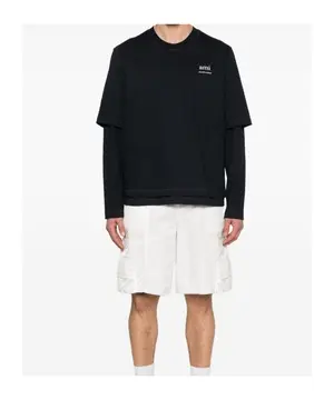 Ami Logo Printed Crewneck T-shirt