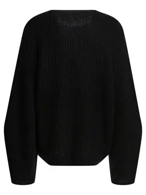 TOTEME Crewneck Ribbed Knit Pullover