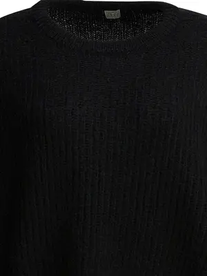 TOTEME Crewneck Ribbed Knit Pullover