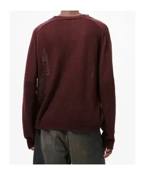 Our Legacy Rue V-neck Knitted Sweater - Red