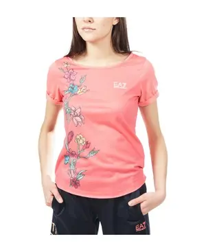 EA7 Floral Pattern T-shirt