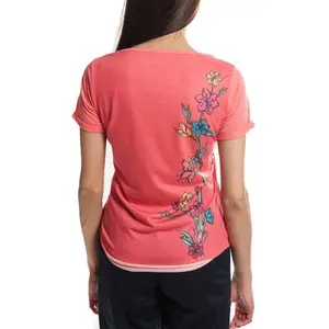 EA7 Floral Pattern T-shirt