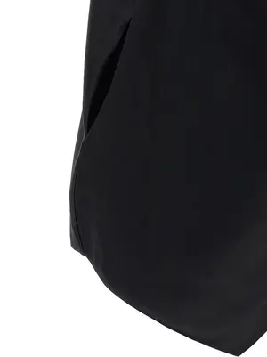 THE ROW Draped Wide-neck Blouse