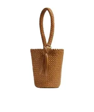 Bottega Veneta Woven Bucket Shoulder Bag