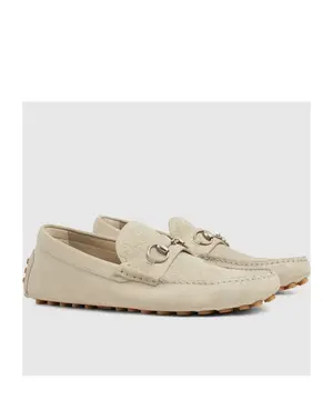 Gucci Horsebit Monogrammed Loafers