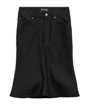 Balenciaga Godet Midi Skirt