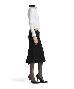 Balenciaga Godet Midi Skirt