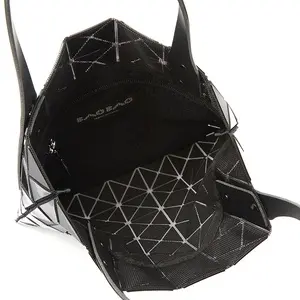 Issey Miyake Geometric Pattern Handbag