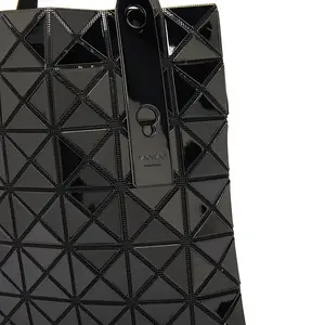 Issey Miyake Geometric Pattern Handbag