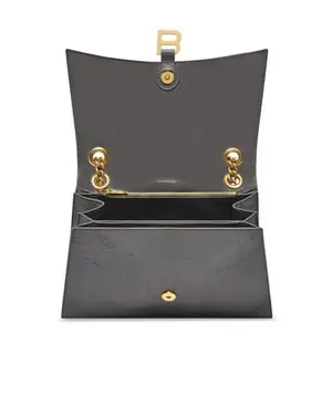 Balenciaga Crush Medium Chain Shoulder Bag - Gray