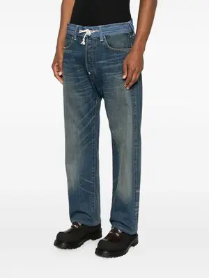 Junya Watanabe X Levi's Drawstring Distressed Jeans