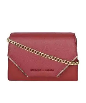 Prada Flip Logo Shoulder Bag