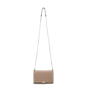 Valentino Garavani Rockstud Foldover Top Crossbody Bag