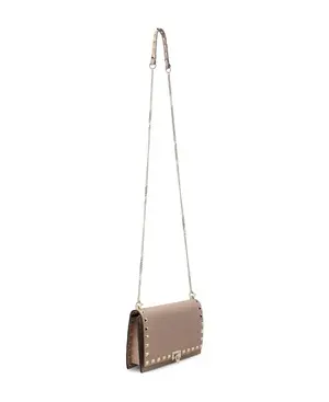 Valentino Garavani Rockstud Foldover Top Crossbody Bag