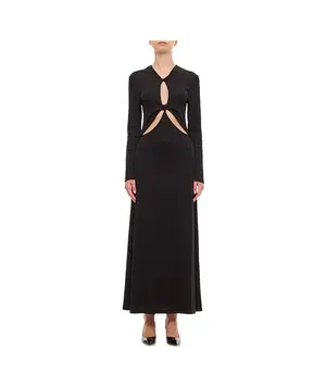 Christopher Esber Open Twist Anglaise Dress