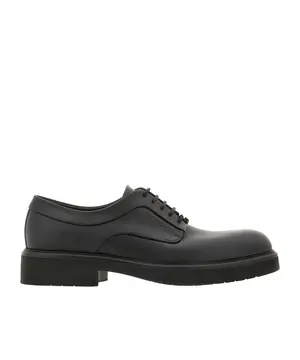 FERRAGAMO Cervantes Round Toe Lace-up Shoes