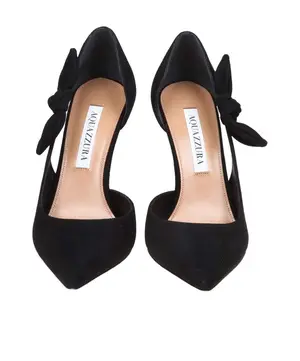 AQUAZZURA Very Bow Tie Stiletto Heel Pumps