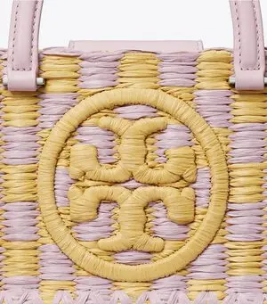 Tory Burch Woven Logo Tote