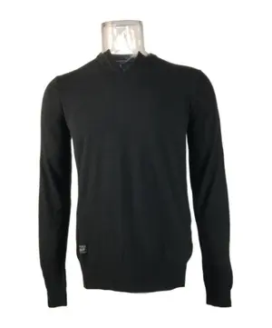 Emporio Armani Long Sleeve Contrasting Sweater